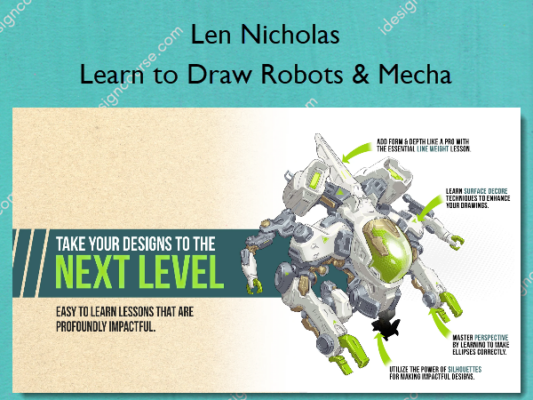 Download Learn to Draw Robots & Mecha – Len Nicholas (toyagogo ...