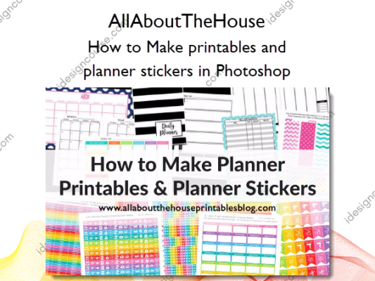 How to Make printables and planner stickers in Photoshop ...